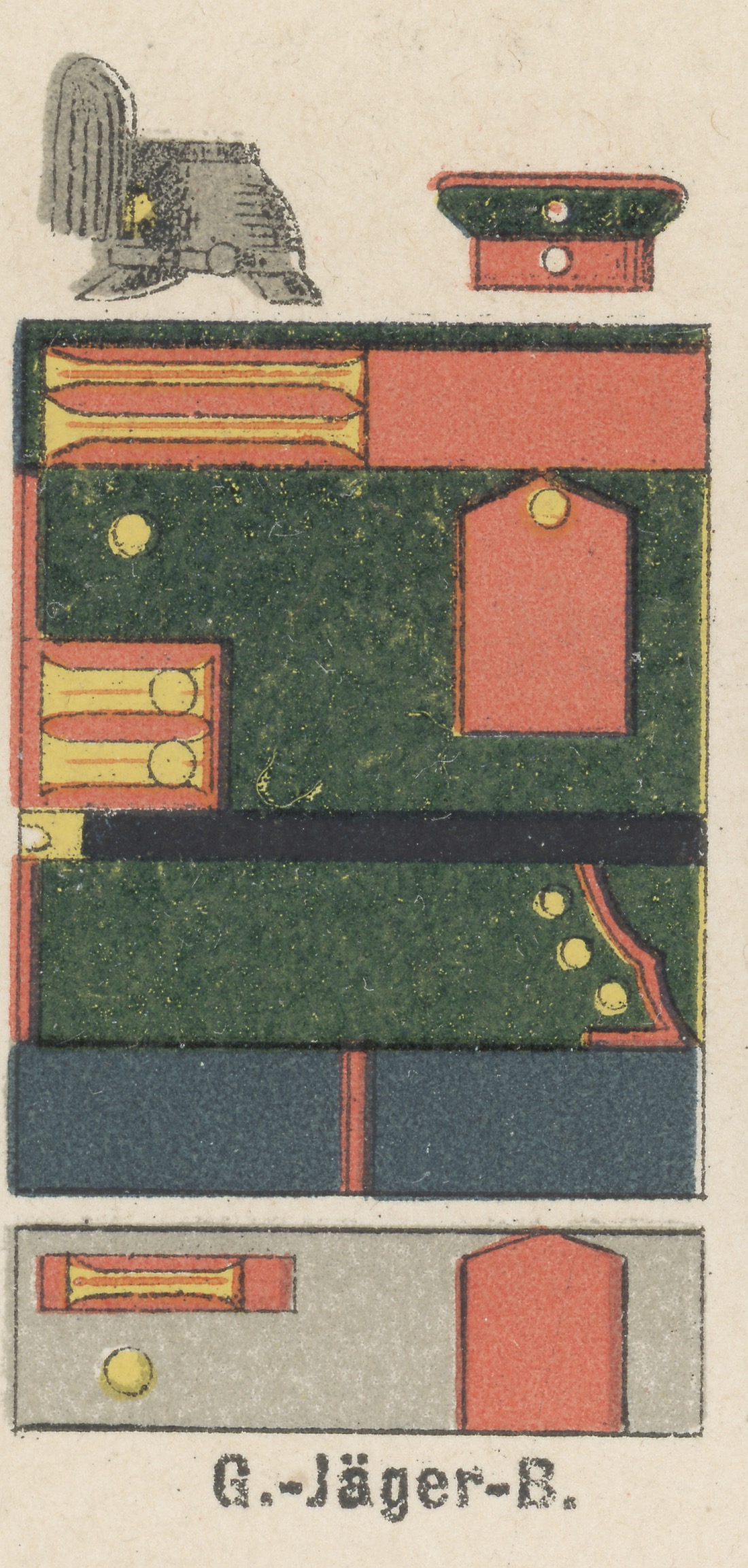 Grande CDV Grande CDV – Soldat Prussien – Soldat – Berlin – Garde ...